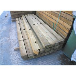 100mm x 125mm x 2.4mtr V notch post | WEBBS Builders Merchants - WEBBS ...